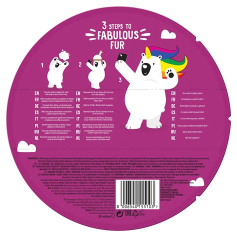 Bear Fruits - Haarmaske & -haube "Unicorn" 20 ml - Shop Apotheke