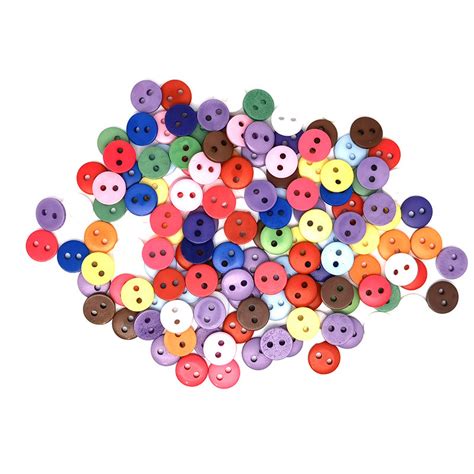 Stock Resin Cartoon Color Mini Button Two Hole Button Small Button