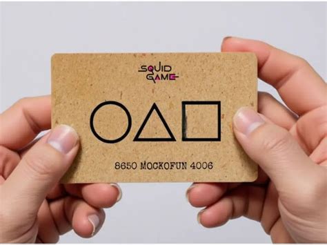 Squid Game Card Mockofun