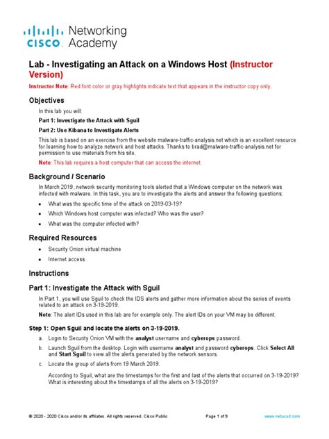 27 2 16 lab investigating an attack on a windows host ilm pdf