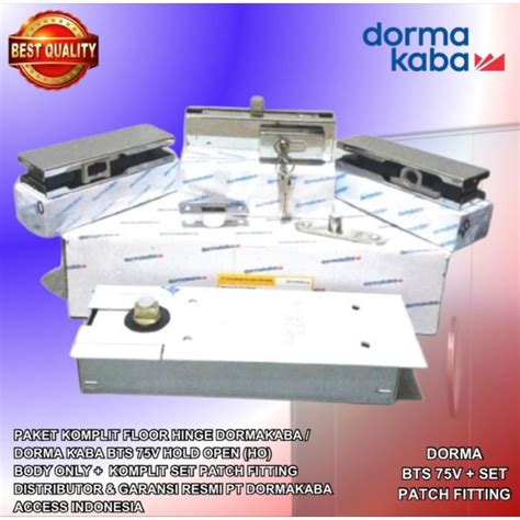 Jual Floor Hinge Dormakaba Dorma Kaba Bts 75v En 1 4 Ho 90° Original