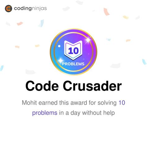 Mohit Kumar On Linkedin Codingninjas Achievements