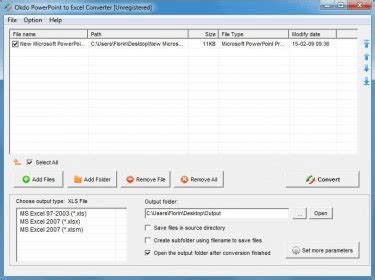 Okdo PowerPoint To Excel Converter Download It Allows You To Batch Convert PowerPoint