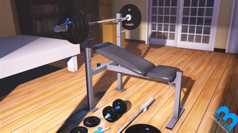 SFMLab Barbells Barbell Prop Pack V1 1