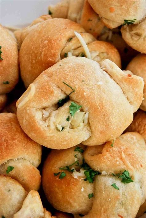 Cheesy Crescent Roll Garlic Knots With Parmesan Easy Front Range Fed