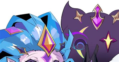 Leagueoflegends 별수호자 조이와 별의 숙적 벡스~🥰🥰💜💙 낮잠자는 겜돌이のイラスト Pixiv