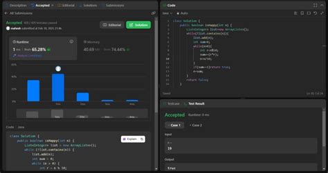 Leetcode 100daysofcode Happynumber Maheshwaran B