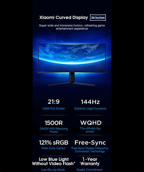 Buy Xiaomi Mi Curved Gaming Monitor Inch At The Best Price On Meanbuy