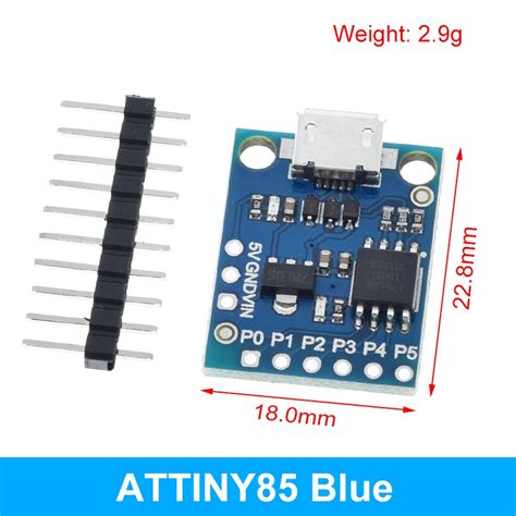 โมดูลไมโคร Attiny85 Tiny85 สําหรับ Arduino Iic I2c Usb Shopee Thailand