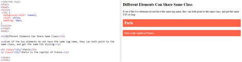Class Html