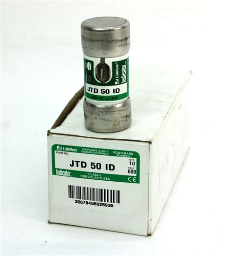 Littelfuse Jtd 50 Id Time Delay Fuse 50 Amp New