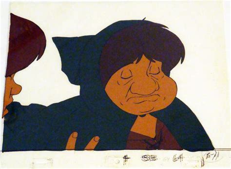 Ralph Bakshi Lotr 1978 Frodo Samwise Production Animation Cell Line Art