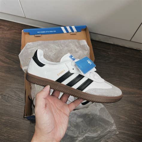 Mua Ảnh Thật Có Sẵn Giày Sneaker Adidas Samba Og Black White Trắng