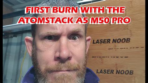 First Test Run Of The Atomstack A M Pro With LightBurn YouTube