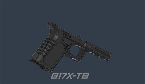Файл Stl Glock 17x Stipple Ready Strike 80 Inspired Fdma Dd17 2
