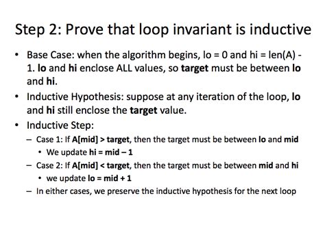 Is Loop Invariant Proof A Form Of Induction Computer Science Stack
