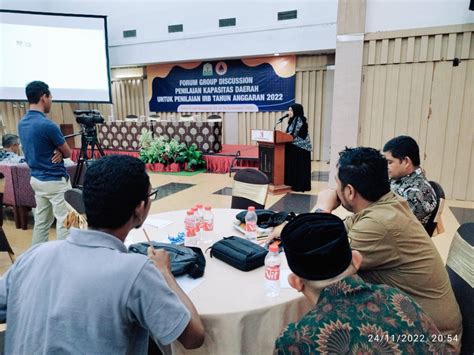 Bpba Gelar Fgd Penilaian Kapasitas Daerah Untuk Penilaian Indeks Risiko