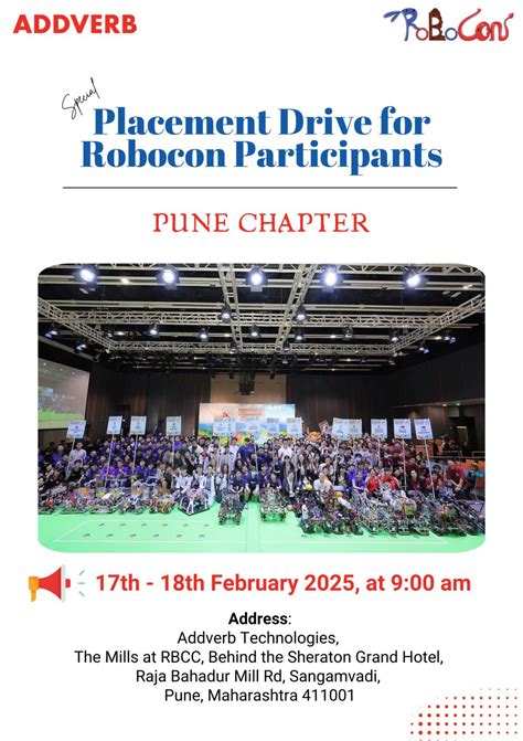 Robotics Careeropportunities Robocon2025 Roboticsplacement Futureinnovators Addverb