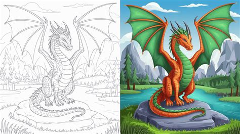 Easy Printable Dragon Coloring Pages Pdf Printable