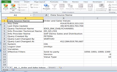 Roll Your Own Analysis Office Features Part I SAP Community