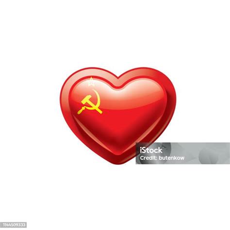 소련의 붉은 깃발 벡터 일러스트 레이 션에 흰색 배경 Revolution에 대한 스톡 벡터 아트 및 기타 이미지