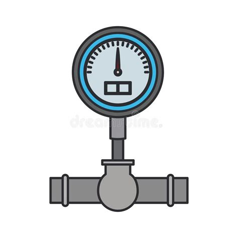 Color Image Of Stopcock Icon Stock Vector Illustration Of Flow Metal