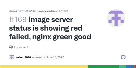 Image Server Status Is Showing Red Failed Nginx Green Good Issue