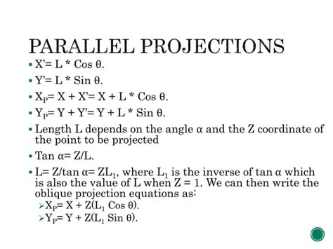 Computer Graphic Projections Pptx 3 D Graphics Computer Software And Applications
