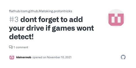 Dont Forget To Add Your Drive If Games Wont Detect · Issue 3 · Flathub Com Github Matoking