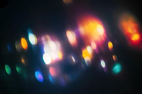 Premium Photo | Abstract blurred colorful lens flare bokeh