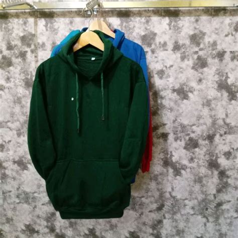 Jual Jaket Switer Hoodie Polos Pria Wanita Shopee Indonesia