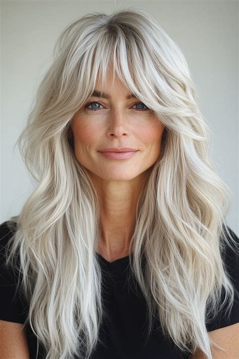 24 Stunning Layered Hairstyles For Women Over 50 Creativebooster