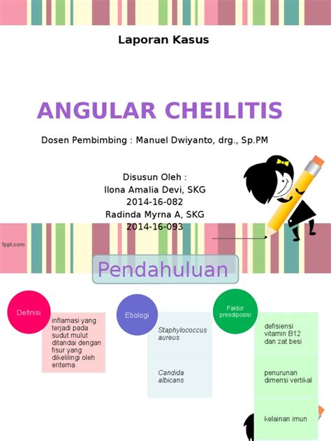 Laporan Kasus Angular Cheilitis Pdf Kesehatan Holistik Sains