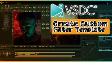 How To Save Custom Filter Template In Vsdc Free Video Editor Youtube