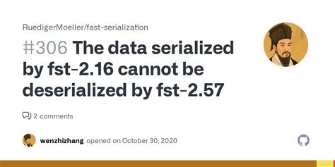 The Data Serialized By Fst 216 Cannot Be Deserialized By Fst 257