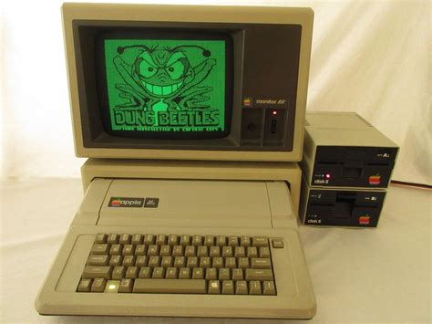 Apple Iie Computer System Model A2s2064 With Apple Monitor Iii Free Shipping 1882410900