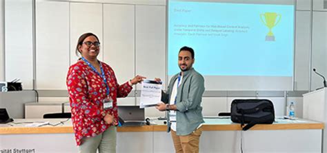 Vivek Singh Wins Best Full Paper Award At The Acm Web Science Conference