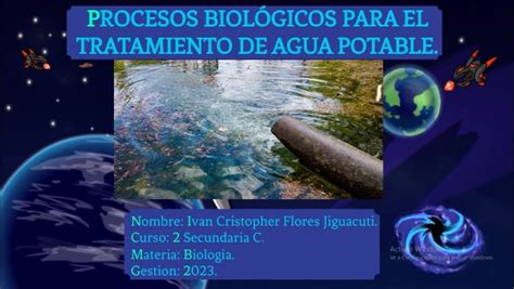 Procesos BiolÓgicos Para El Tratamiento De Agua Potable
