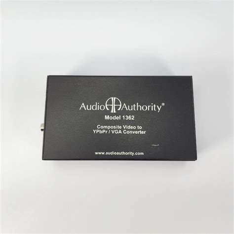 Audio Authority Model 1362 Composite To Component Video Upconverter