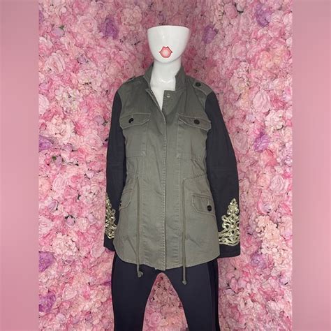 Sanctuary Jackets And Coats Sanctuary Drummer Sleeve Military Jacket