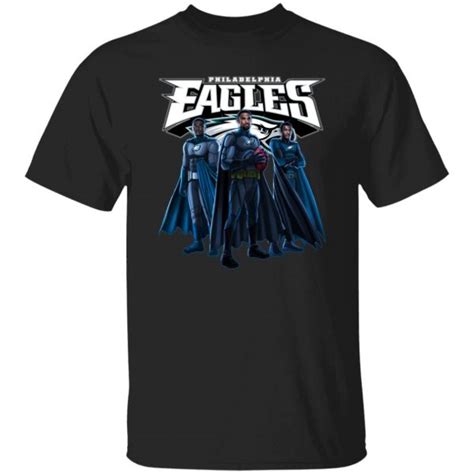 The Eagles Heroes Batman Shirt Devonta Smith Aj Brown Quez