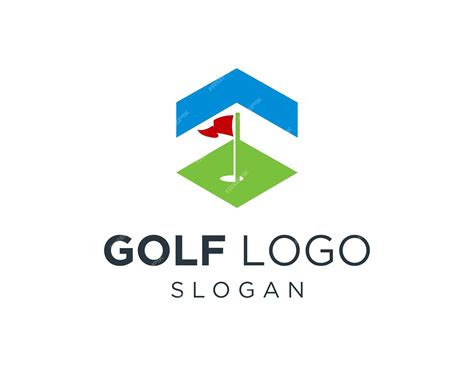 골프 로고 디자인 프리미엄 벡터