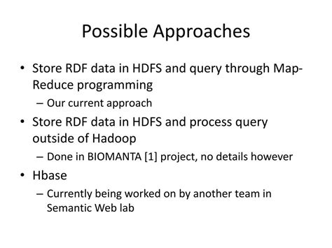 ppt storing rdf data in hadoop and retrieval powerpoint presentation