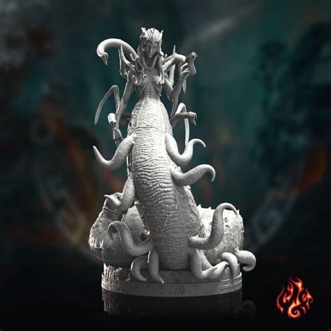 3d Printable Queen Medusa By Crippled God Foundry
