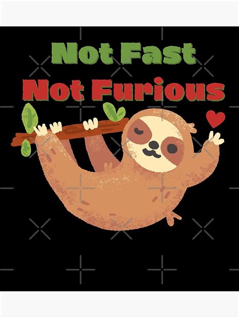 Not Fast Not Furious Poster For Sale By Amino Shop Redbubble