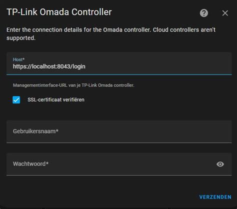 Tp Link Omada Login Issue Third Party Integrations Home Assistant