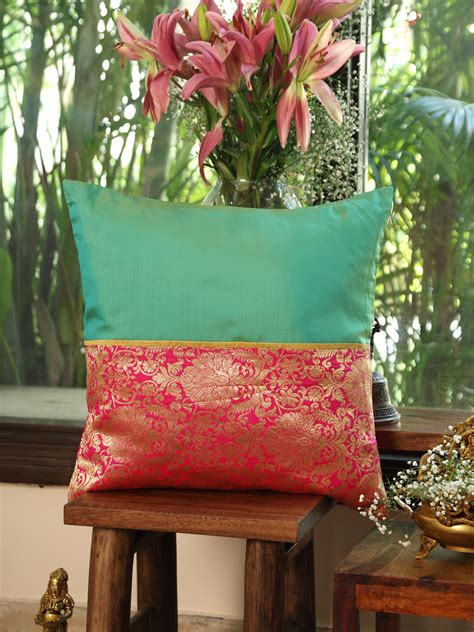 Sari Silhouettes Cushion Cover Revive Home