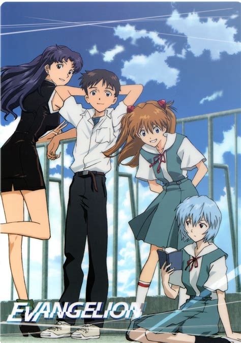 Safebooru Boy Girls Ayanami Rei Blue Eyes Blue Hair Book Harem