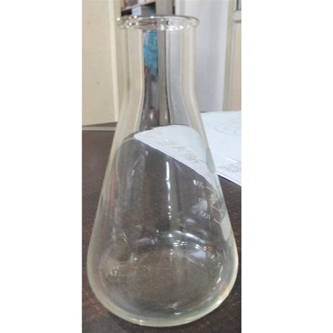 250ml Glass Conical Flask For Laboratory Size 12 Inch Height At