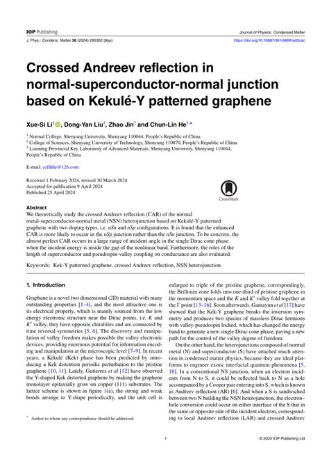 Crossed Andreev Reflection In Normal Superconductor Normal Junction Based On Kekulé Y Patterned